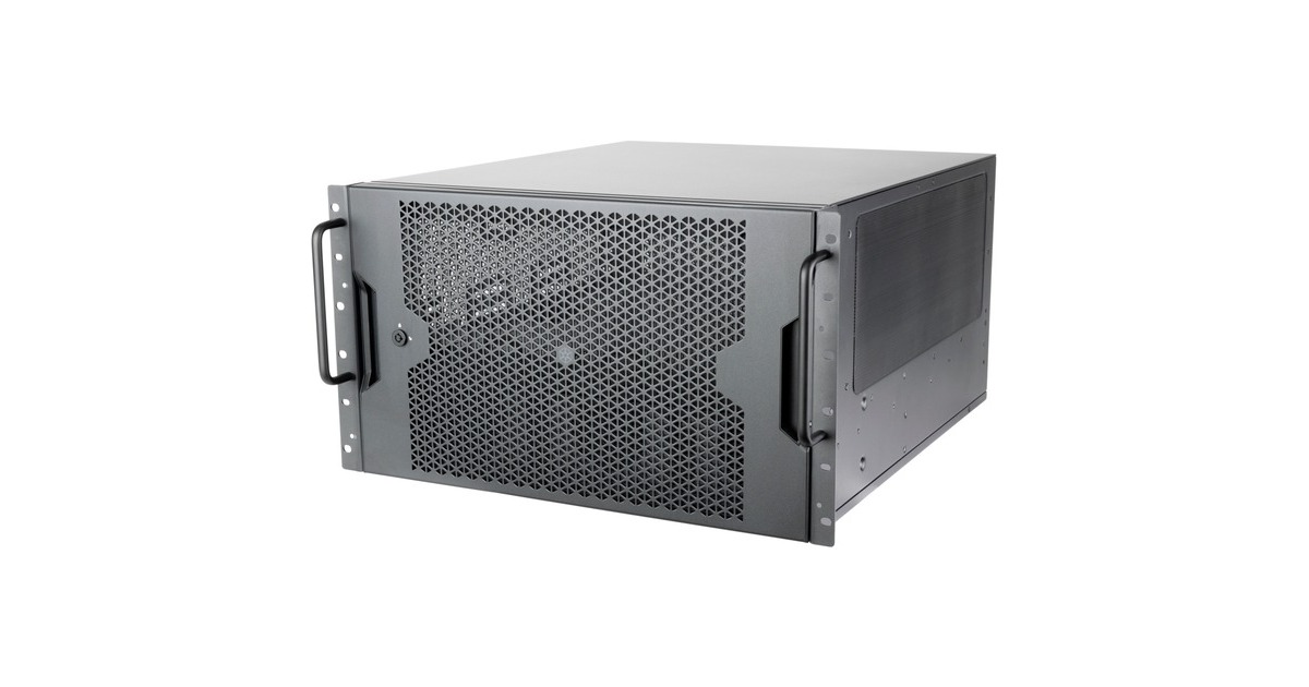 SilverStone SST-RM61-312, Enclosure per rack Nero