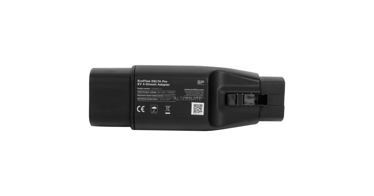 EcoFlow EV X-Stream Adapter 665571, Adattatore Nero