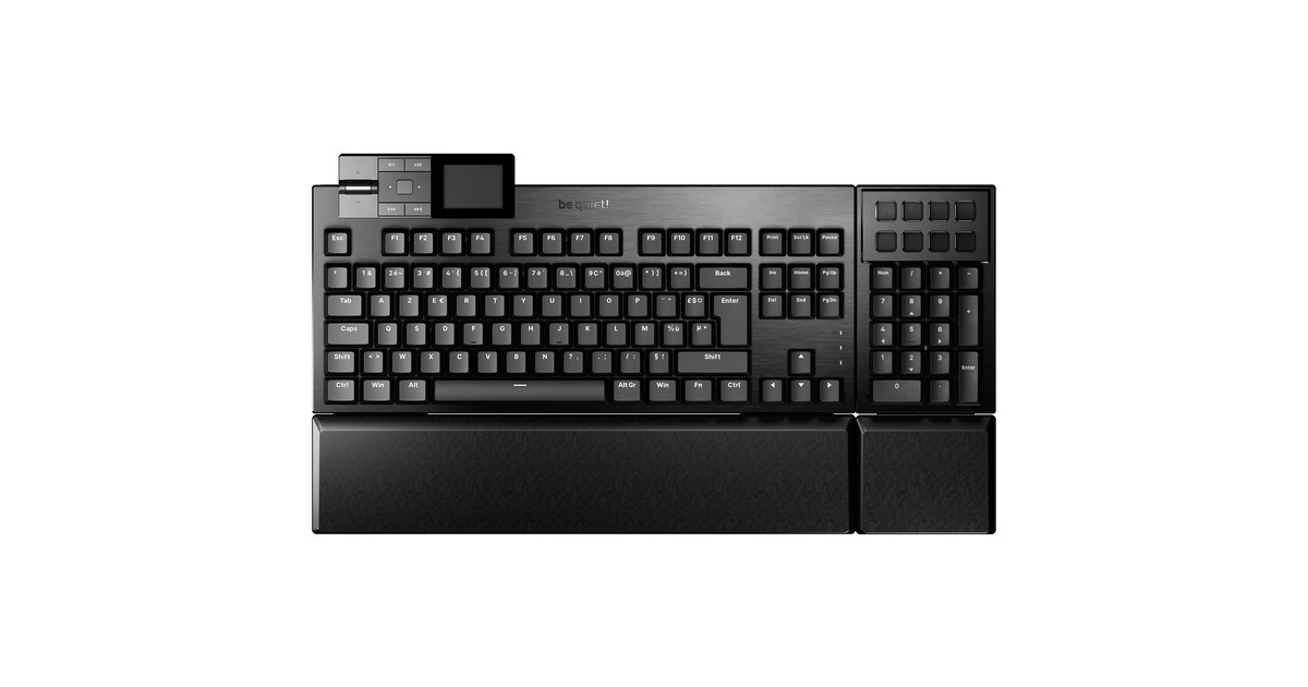 be quiet! Dark Mount Silent Linear FR ISO tastiera Gaming USB AZERTY ...