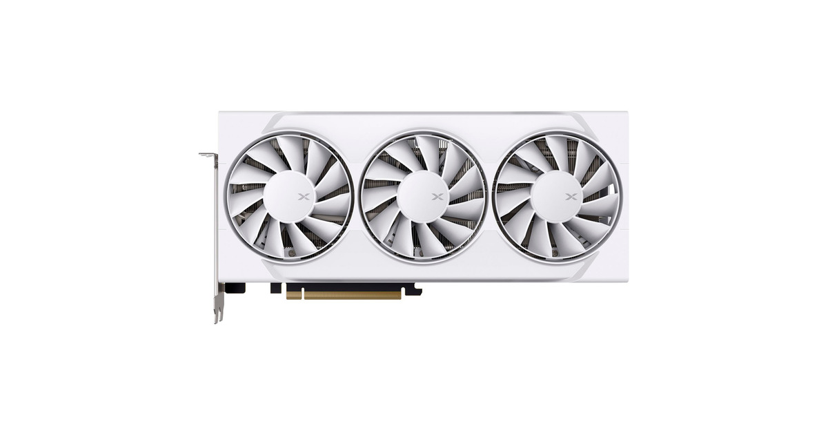 XFX Radeon RX 9060 XT Swift OC Triple Fan, Scheda grafica bianco