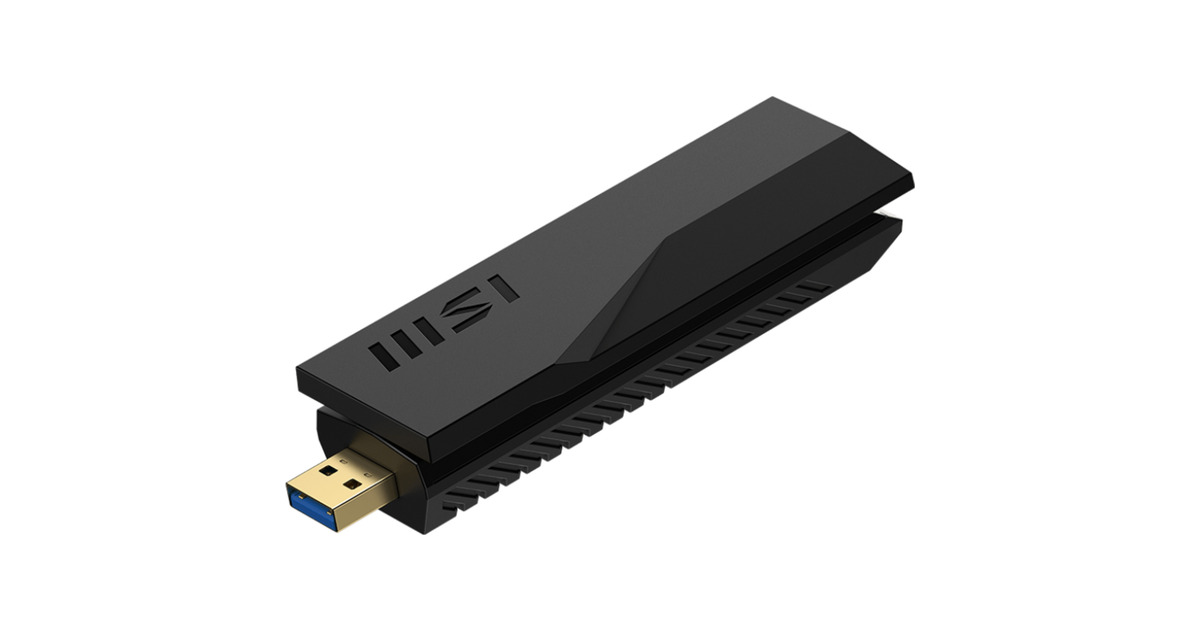 MSI BE6500 WiFi7 USB Stick - Dongle scheda di interfaccia e adattatore ...