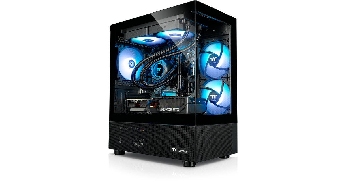Thermaltake PC-000090-DE, PC Gaming Nero