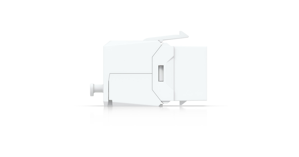 Ubiquiti UACC-Keystone-Jack-C6, Modulo di Keystone bianco