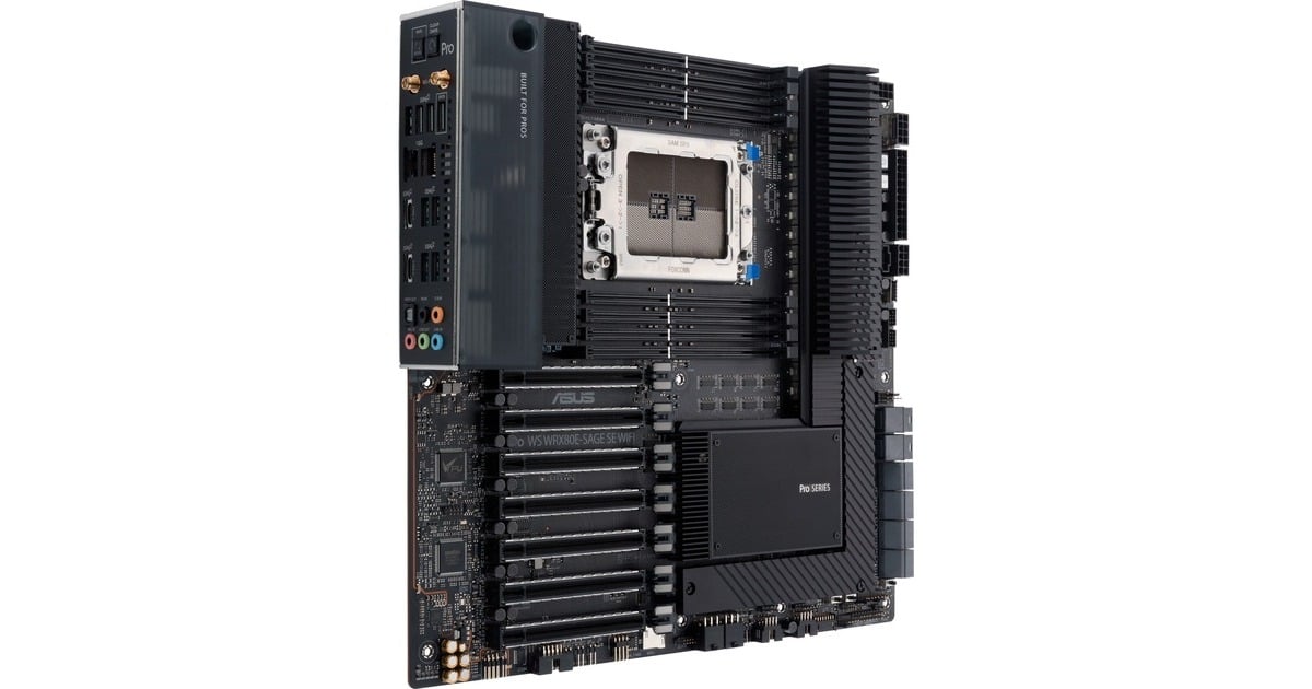 ASUS Pro WS WRX80E-SAGE SE WIFI II AMD WRX80 Base sWRX8 ATX esteso ...