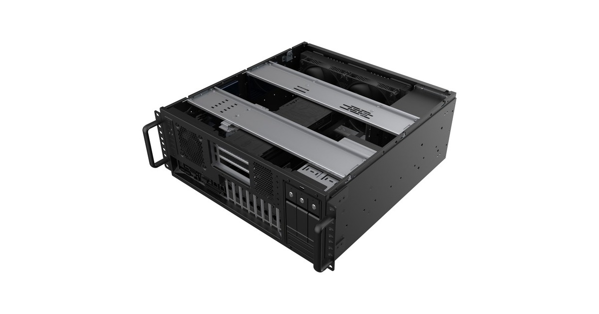 SilverStone SST-RM47-502-I, Enclosure per rack Nero