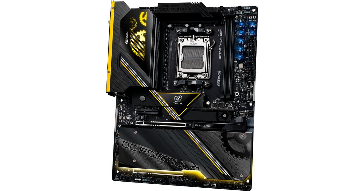 ASRock ASRock X870E Taichi OCF, Scheda madre Nero/Giallo