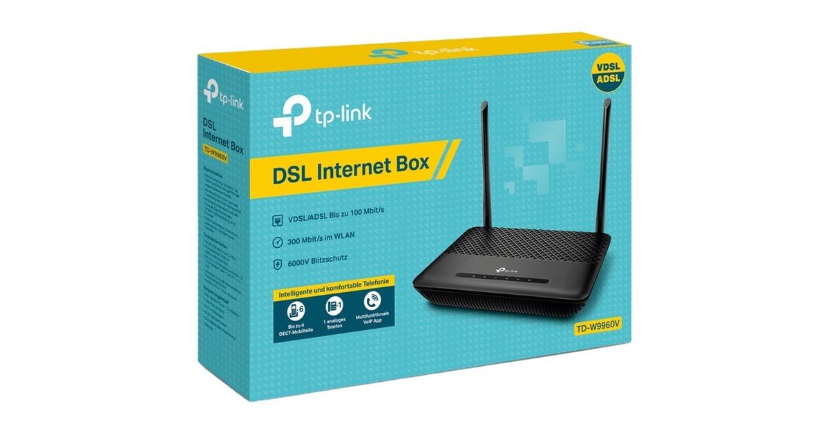 TP-Link TD-W9960V router wireless Gigabit Ethernet Banda singola (2.4 ...