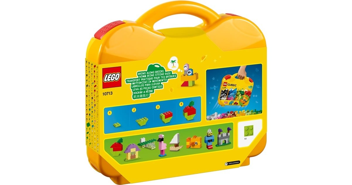 Lego Classic Valigetta con mattoncini Dai 4 anni, 213 pezzi, 10713, Classic