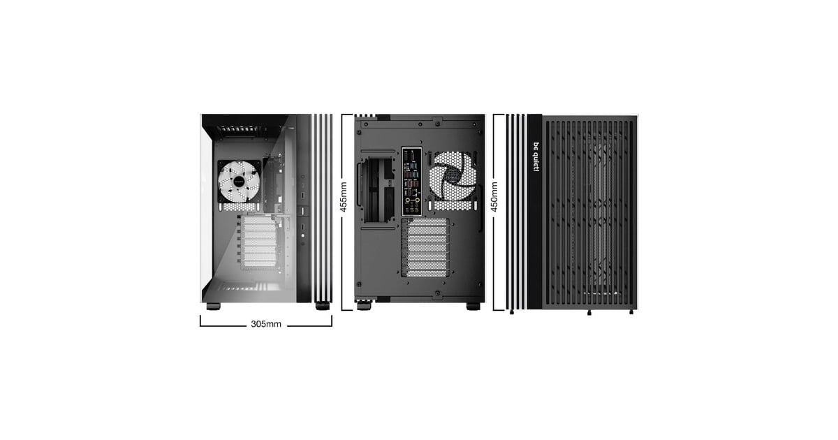 be quiet! LIGHT BASE 600 LX Black Midi Tower Nero, Chassis Tower Nero ...