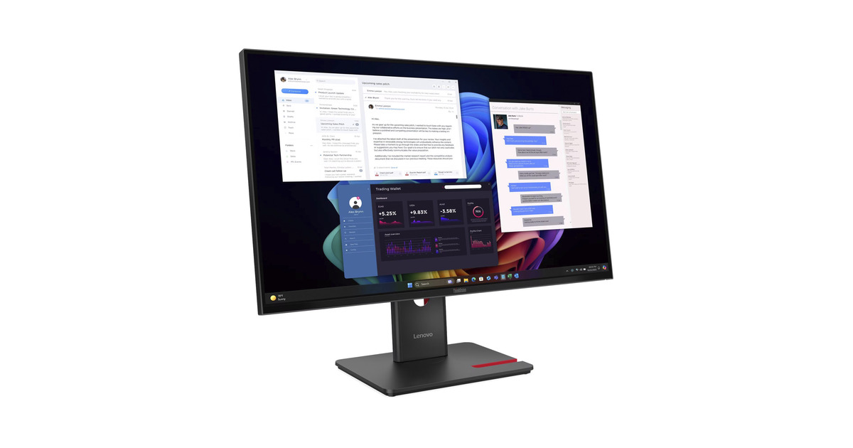 Lenovo ThinkVision T27UD-40 Monitor, Monitor LED Nero, 68,6 cm (27 ...