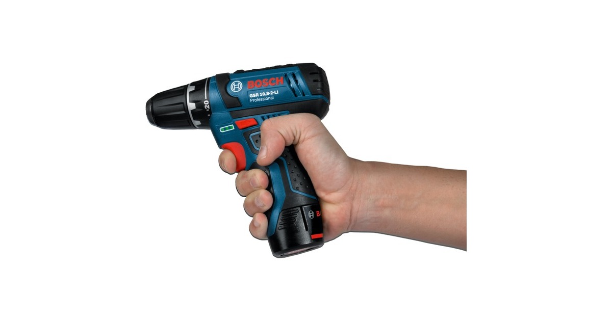 Bosch Professional GSB 12V-15 Professional, 06019B690K, Cordless blu/Nero