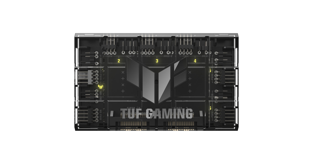 ASUS TUF Gaming ARGB PWM Fan Hub Controller per ventilatore, Controllo ...