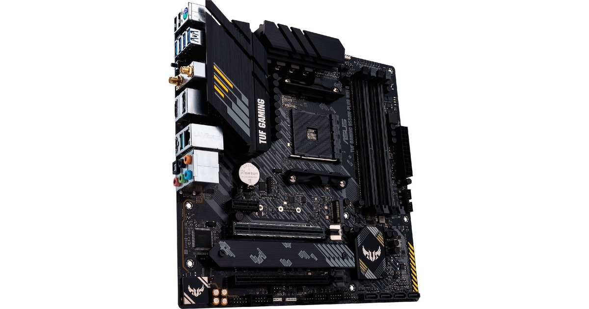 ASUS TUF GAMING B550M-PLUS WIFI II AMD B550 Socket AM4 micro ATX ...