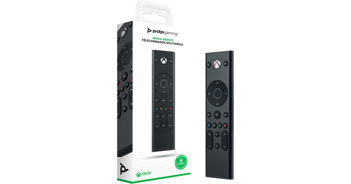 pdp Gaming Media Remote Nero
