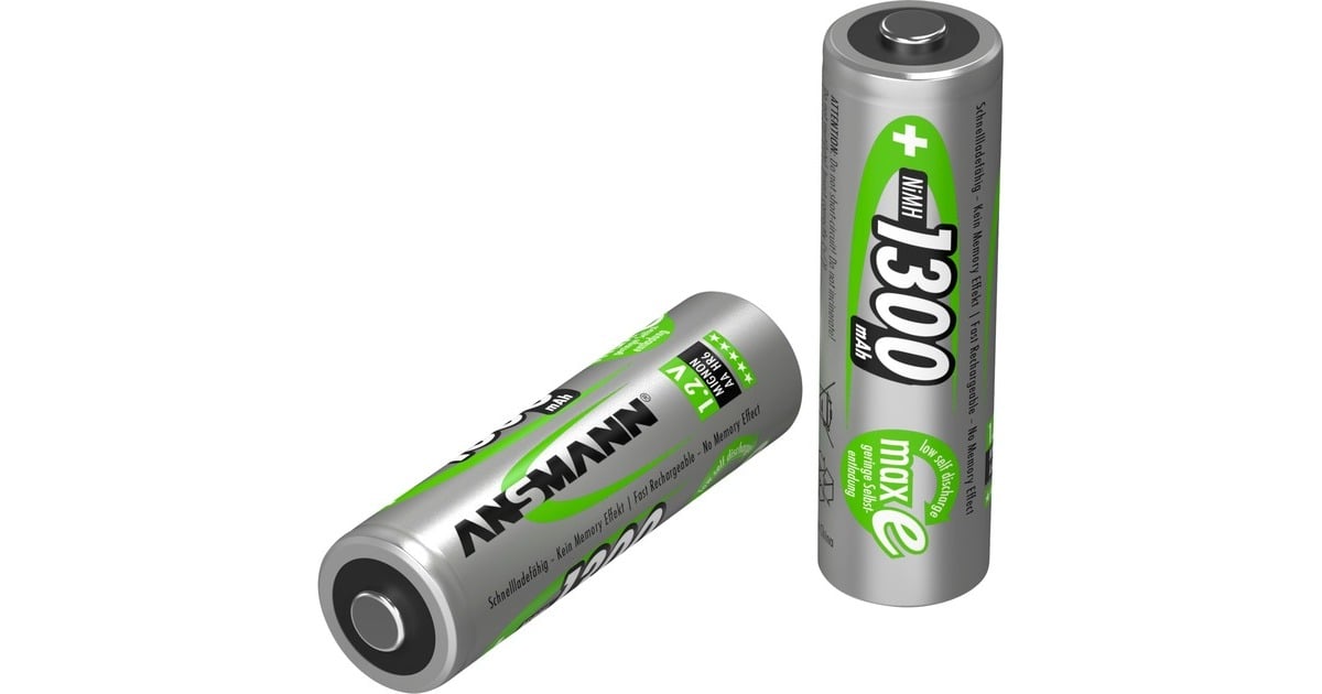 Ansmann AA Batteria ricaricabile Stilo AA Nichel-Metallo Idruro (NiMH ...