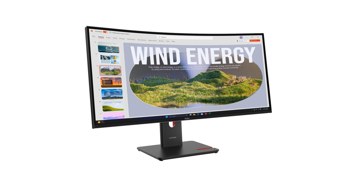 Lenovo ThinkVision T34WD-40 Monitor, Monitor LED Nero, 86,4 cm (34 ...