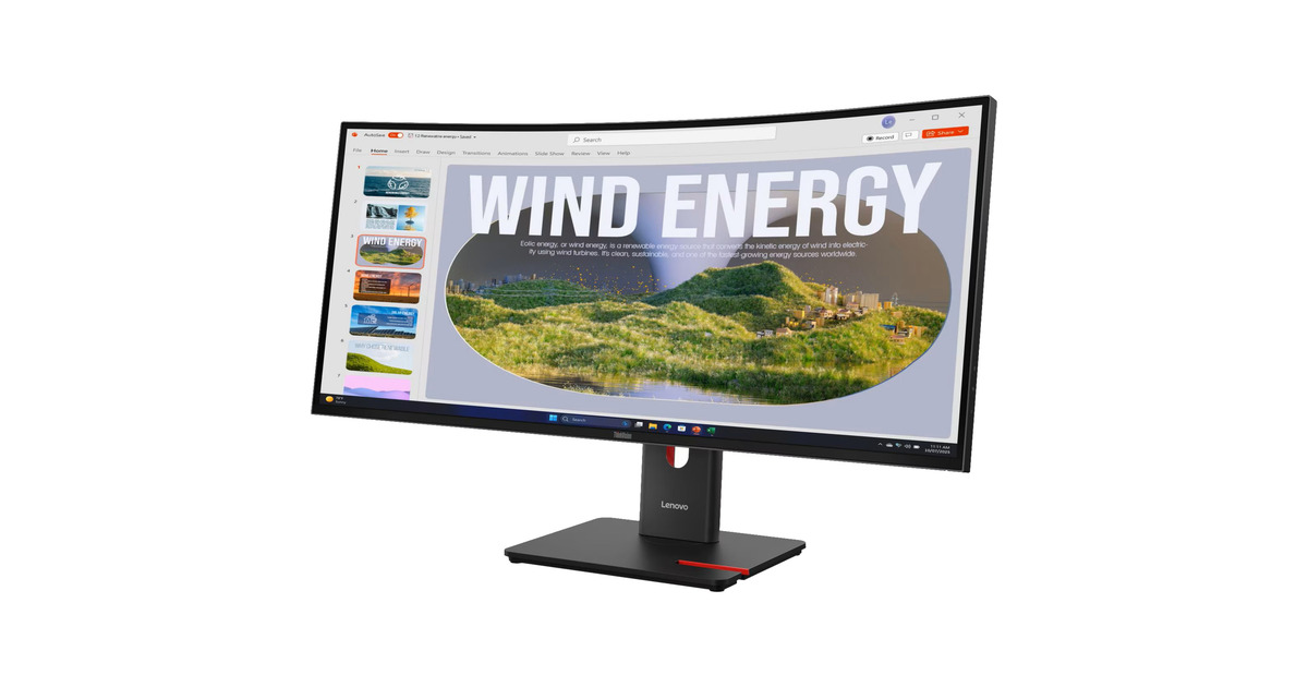 Lenovo ThinkVision T34WD-40 Monitor, Monitor LED Nero, 86,4 cm (34 ...