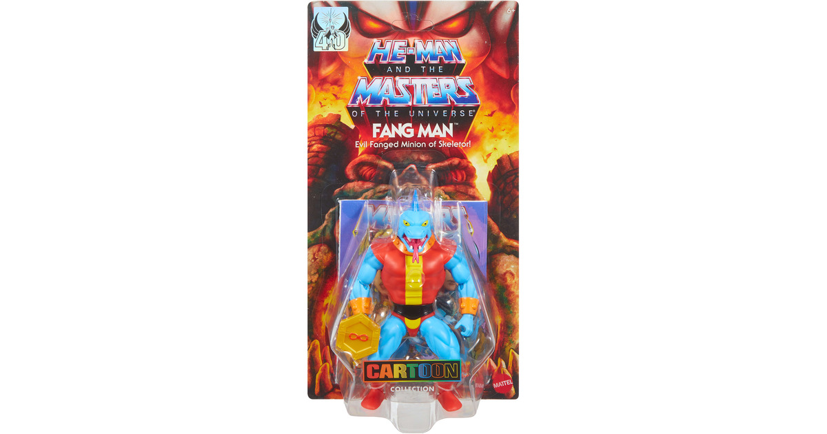 Mattel Origins Cartoon Collection Fang Man, Gioco figura Masters of the ...