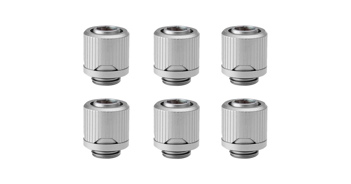 EKWB EK-Quantum Torque 6-Pack STC 10/13 - Satin Titanium argento