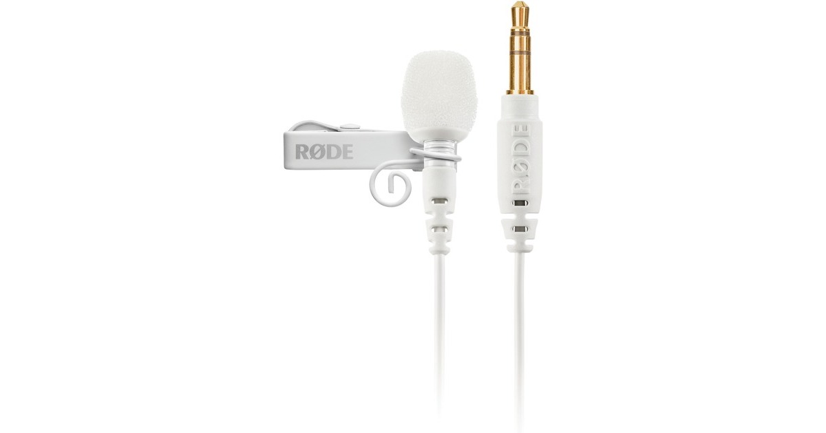 Rode Microfoni Lavalier GO, Microfono bianco