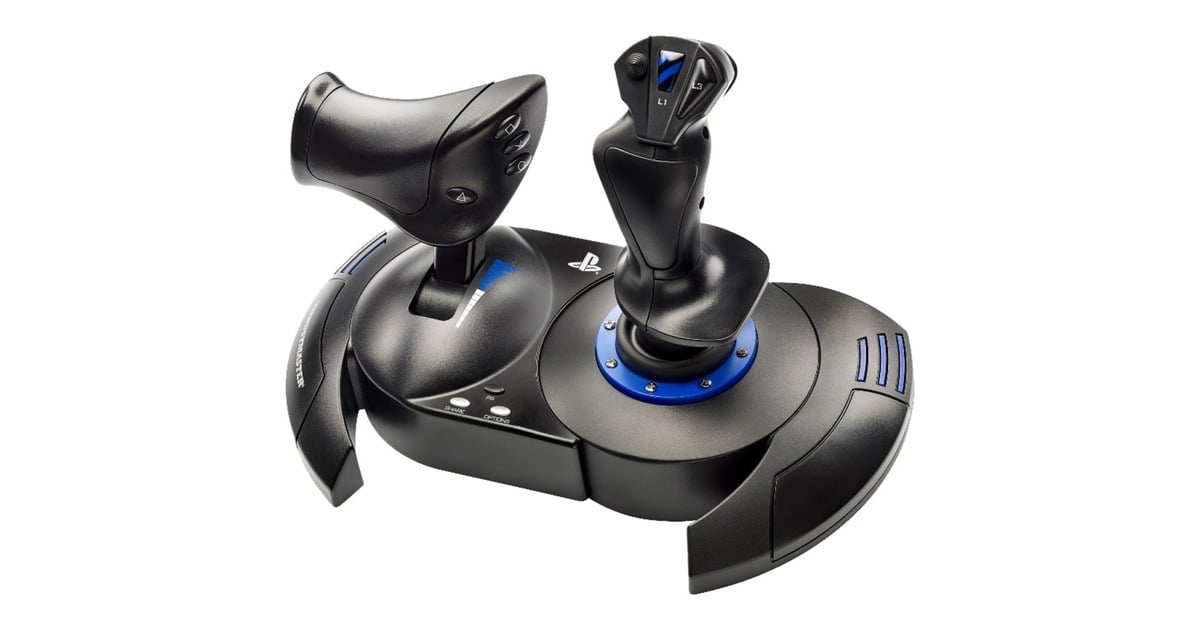 Thrustmaster T.Flight Hotas 4 Nero, Blu USB Joystick Digitale PC ...