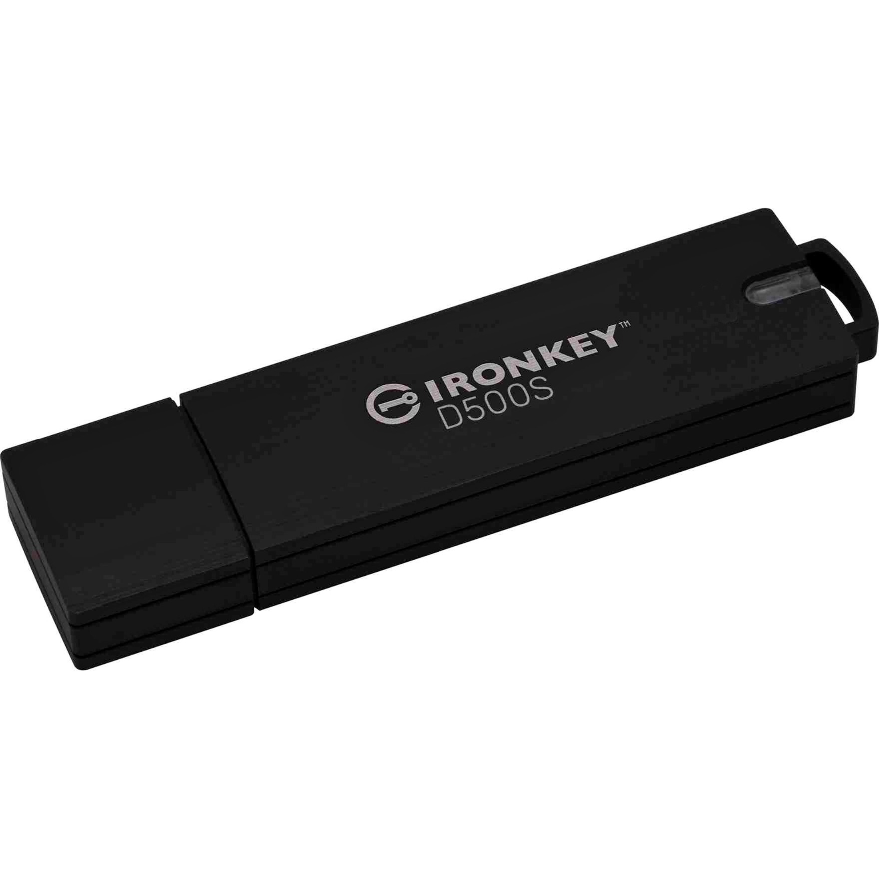 Kingston IronKey 16GB D500S FIPS 140-3 Lvl 3 AES-256, Chiavetta USB 16 ...